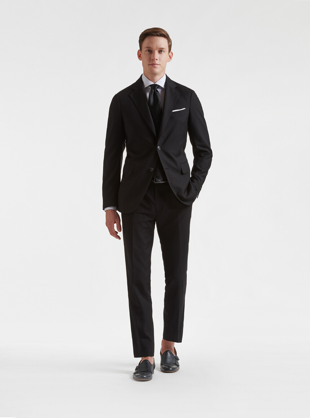 Slim Fit Suit Black